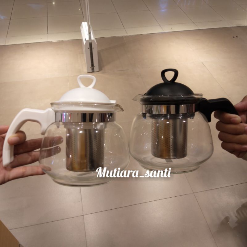 Jual teapot miniso / soda lime glass teapot 700ml | Shopee Indonesia