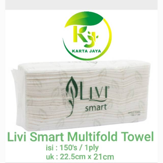 Jual LIVI HAND TOWEL MULTIFOLD / LIVI TISSUE TOILET / LIVI TISSUE ...