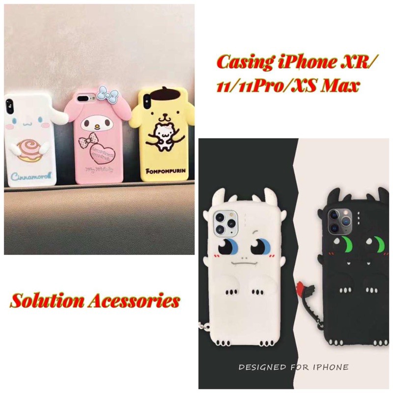 Jual Casing IPhone Lucu Karakter Kartun Silicone 11 11Pro XR XsMax ...