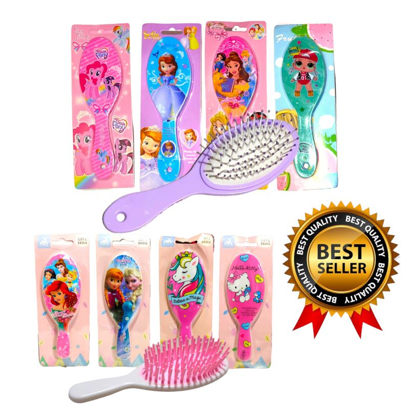 Jual Sisir anak sofia / Frozen / litle pony / princess / Mickey ...