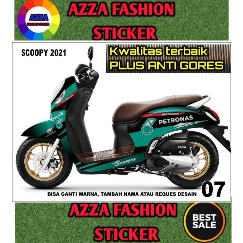 Jual Sticker decal Scoopy 2021 Full Body Sticker Scoopy 2021 Full body ...