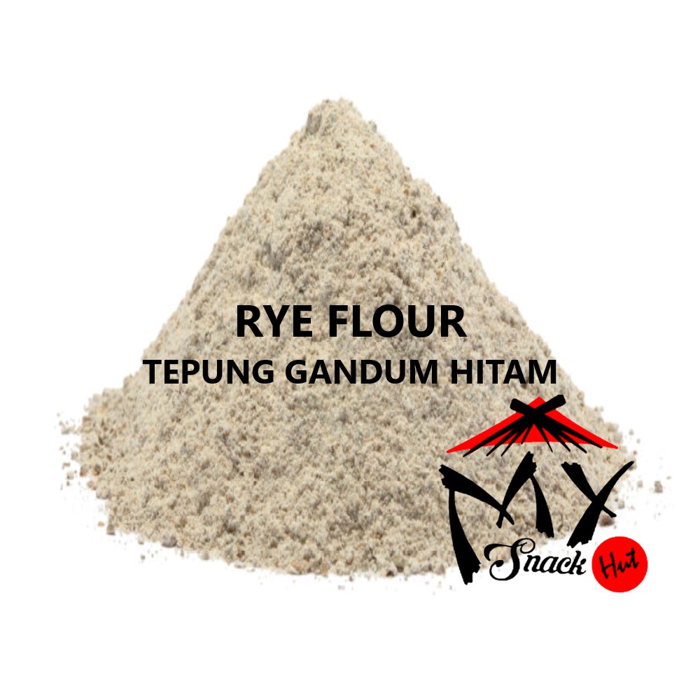 Jual RYE FLOUR 100GR TEPUNG GANDUM HITAM UTUH WHOLE BLACK WHEAT MEAL ...