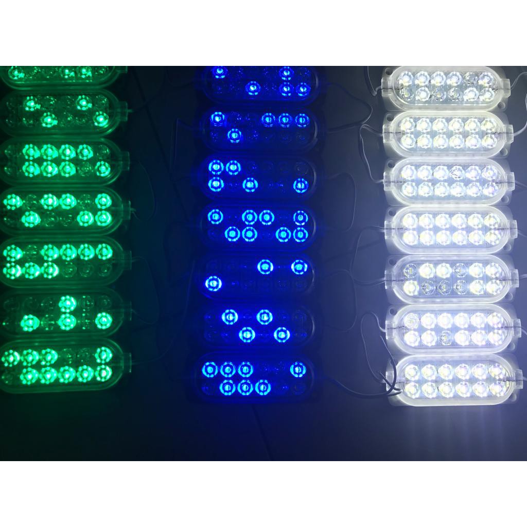 Jual Lampu LED 12 Mata 24 Volt Nyala Kelap Kelip / LED Modul 12 Mata 7W ...