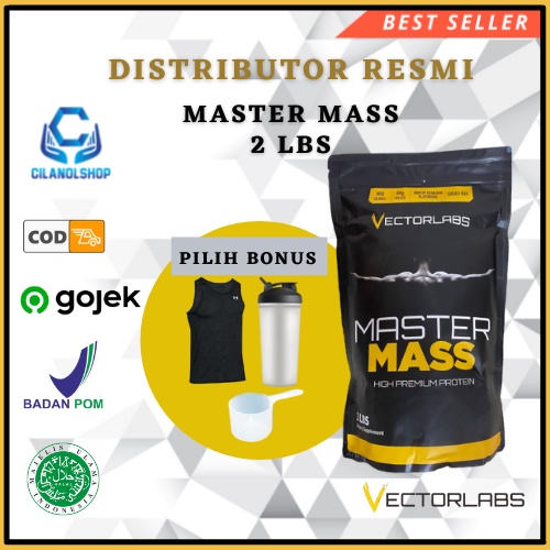 Jual Vectorlabs MasterMass 2lbs 2lb 900gr 2 Lbs Gainer Vector Labs Master Mass | Shopee Indonesia