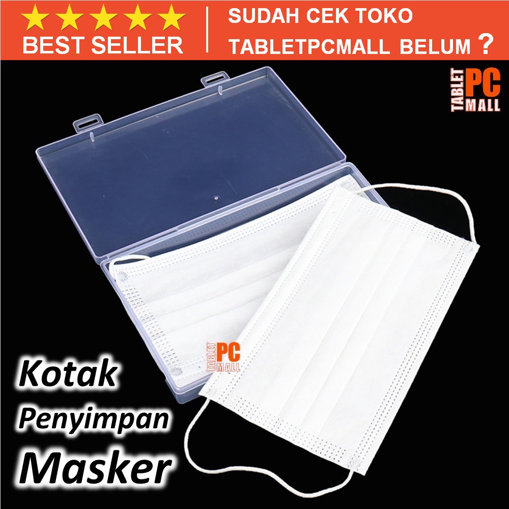 Jual Kotak Penyimpan Masker Face Mask Storage Box Case Organizer ...