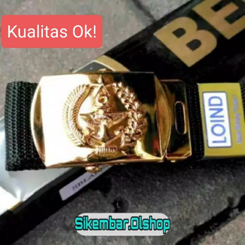 Jual Sabuk PDH/ TNI / AL / AU / AD Merk LOIND TIPE SLOROK ROL. Kualitas Terbaik ! | Shopee Indonesia