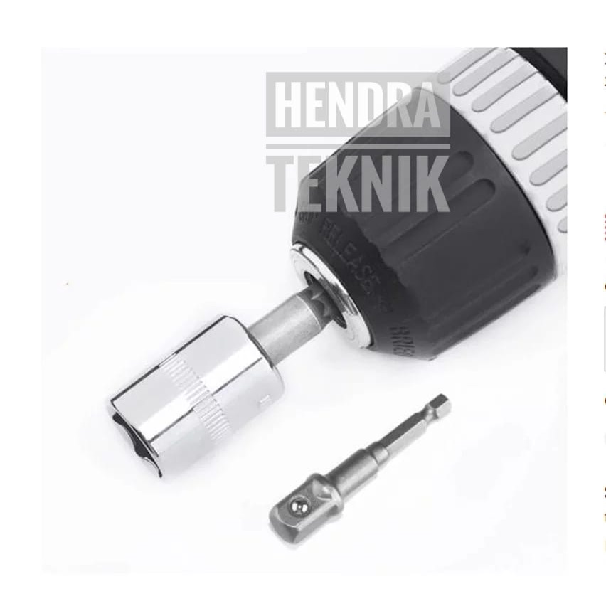Jual Adaptor sok bor 1/2 inci panjang 75mm sambungan soket mata kunci ...