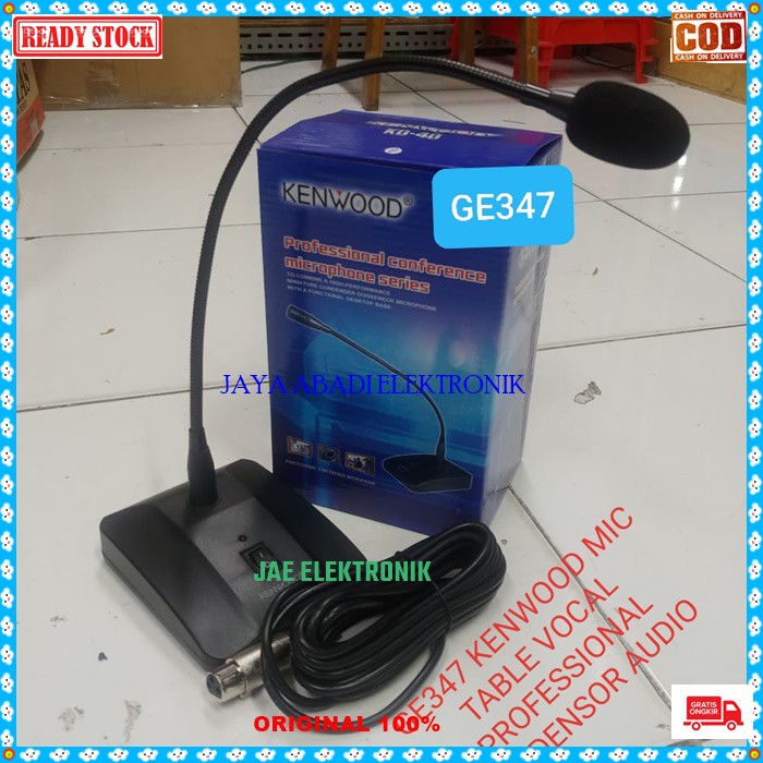 Jual G347 Mic Meja Condenser Mik Table Desk Standing Electret ...