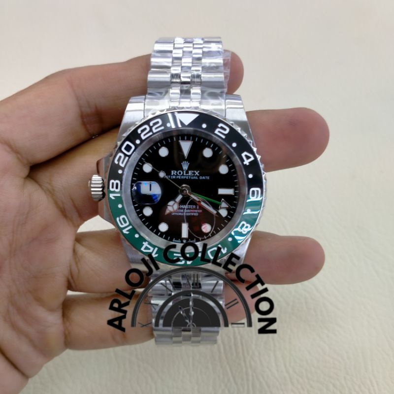 Jual Jam Tangan Pria Rolex Sprite Left-Handed GMT Master II New Arrival ...