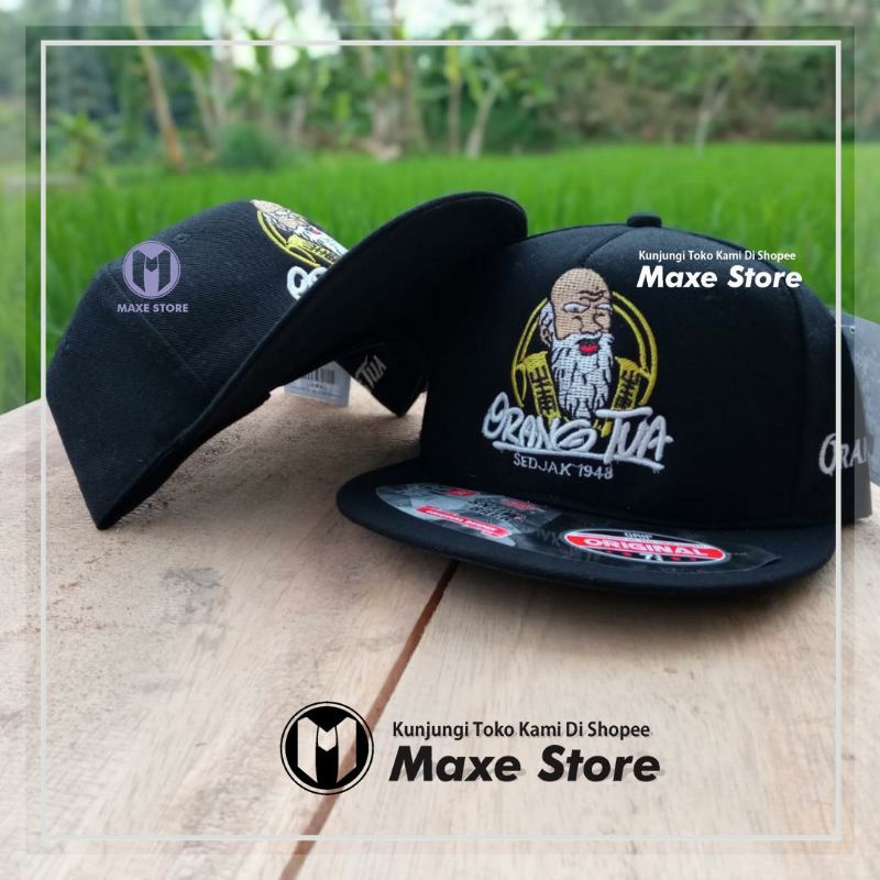 Jual Topi ORANG TUA/ 50/ Topi masberto//Topi Snapback/ Topi racing ...