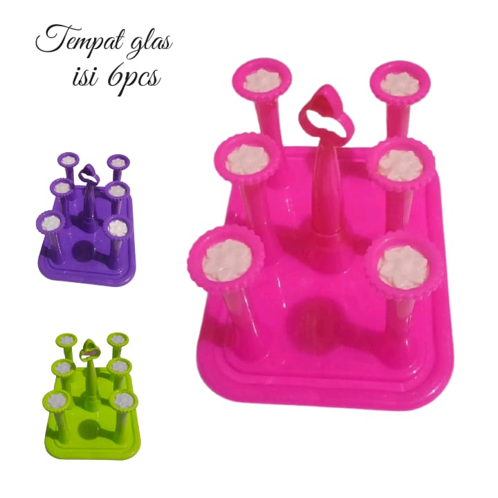 Jual Tempat Gelas Plastik/Stand Gelas Isi 6 Pcs | Shopee Indonesia