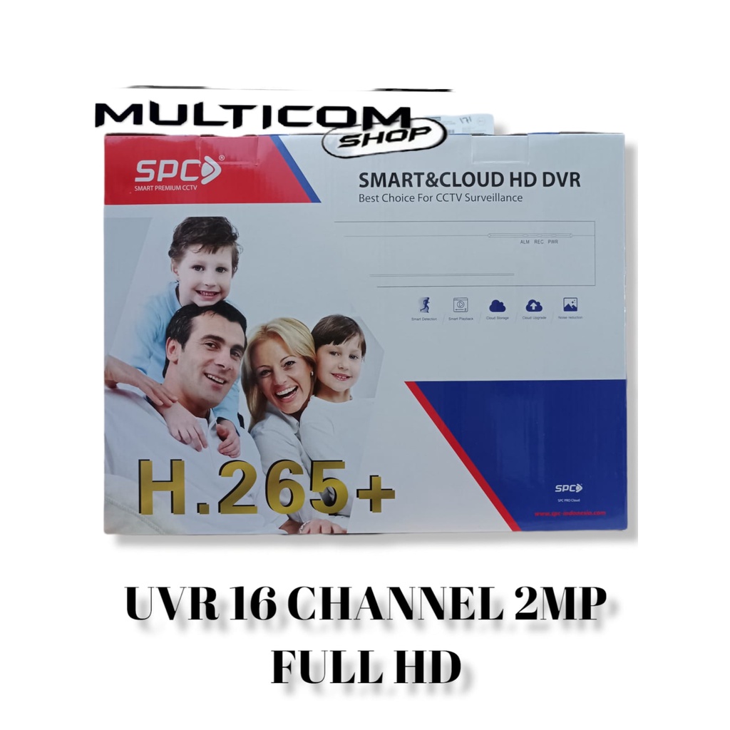 Jual DVR UVR CCTV SPC 16 CHANNEL 2MP 5IN1 FULL HD GARANSI RESMI ...