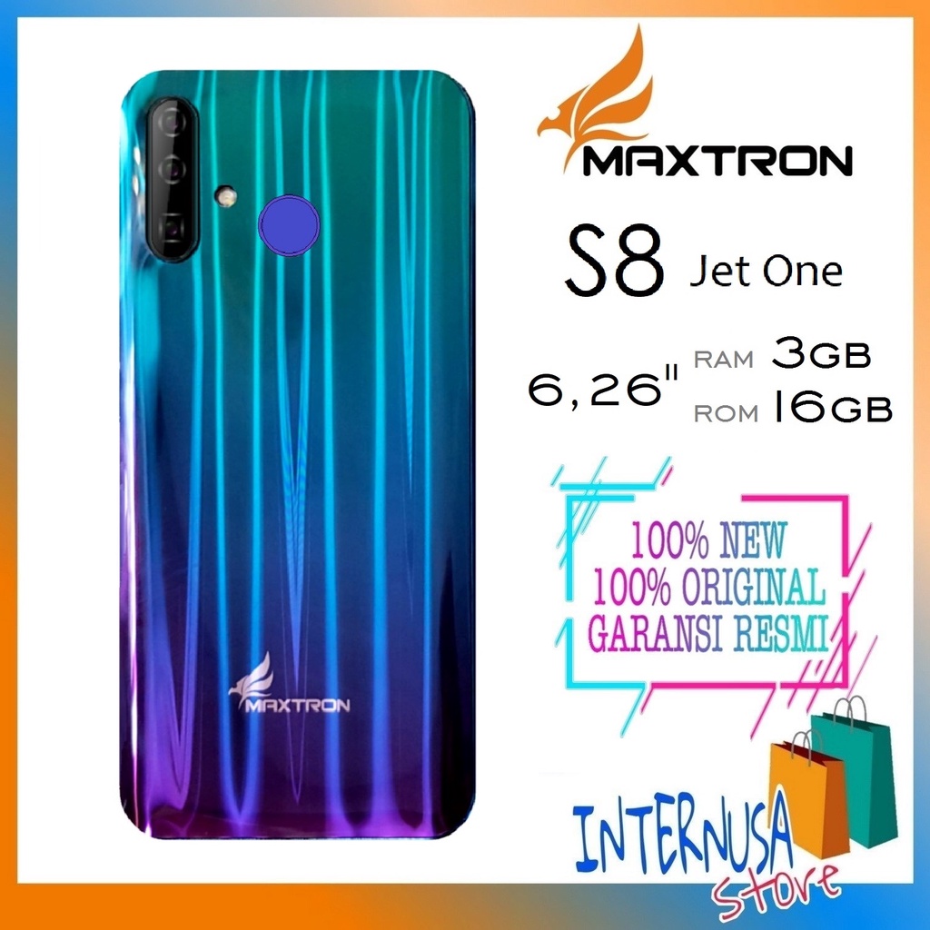 Jual HP MAXTRON S8 JET ONE FINGERPRINT - HP ANDROID 4G RAM 3GB ROM 16GB ...
