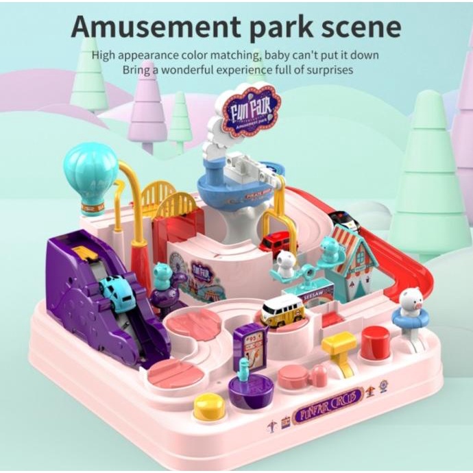 Jual Parking lot BRAIN GAME CAR ADVENTURE CAR TRACK simulasi mobil ...