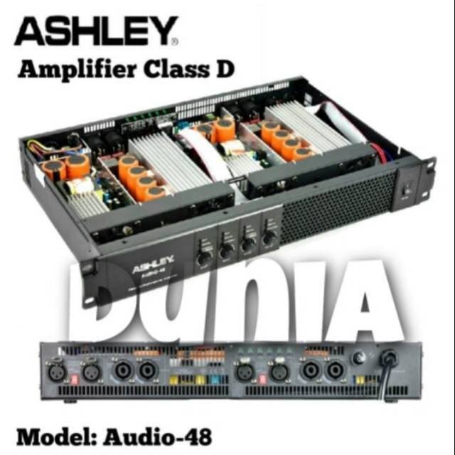 Jual Ds Power Ashley Audio 48 Original Amplifier 4 Channel Class D ...