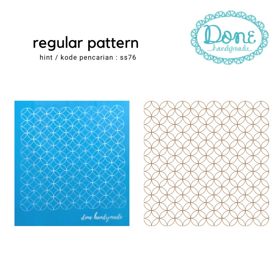 Jual silk screen texture motif clay scrapbooking stencil variasi ss76 ...