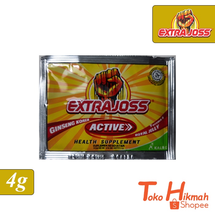 Jual EXTRA JOSS ACTIVE 1 BOX ISI 6 SACHET Eceran | Shopee Indonesia