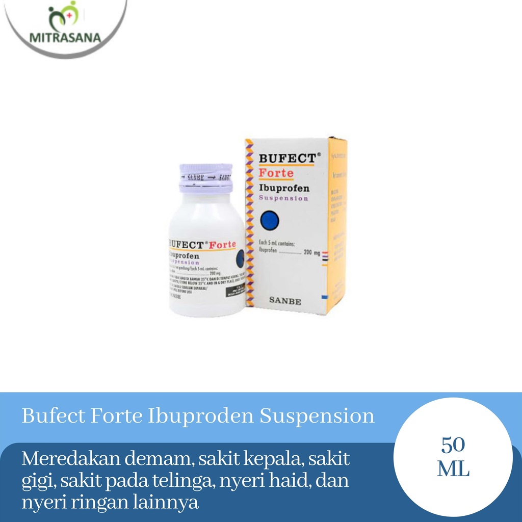Jual Bufect Suspensi Forte 200mg/5ml 50 ml | Shopee Indonesia
