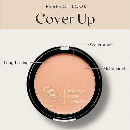 Jual Viva Queen Perfect Look Cover Up Foundation 13g (WATERPROOF ...