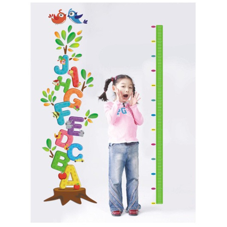 Jual WALLSTICKER XY8096 GROW UP CUTE ALPHABET STICKER DINDING 50X70 ...