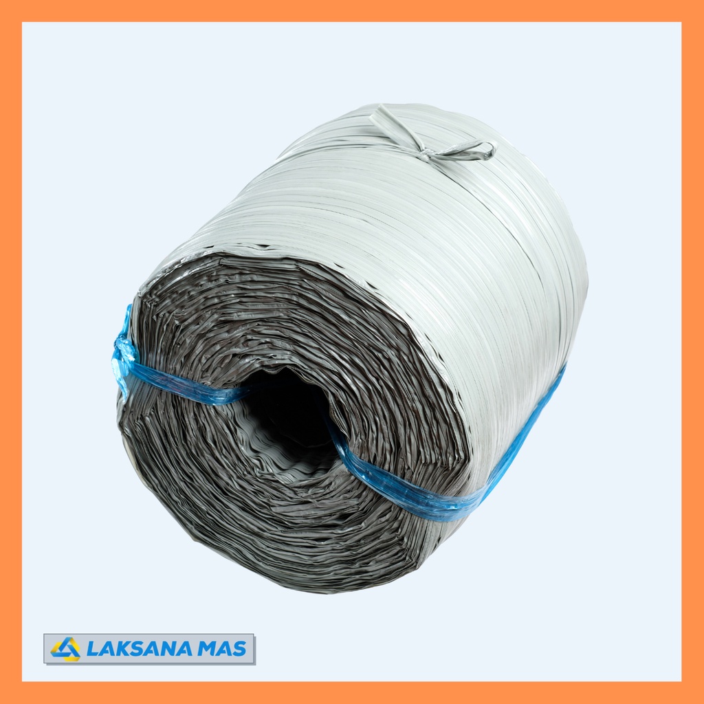 Jual Tali Rafia Plastik Rol Besar Laksanamas Warna Silver Ukuran ±5Kg ...