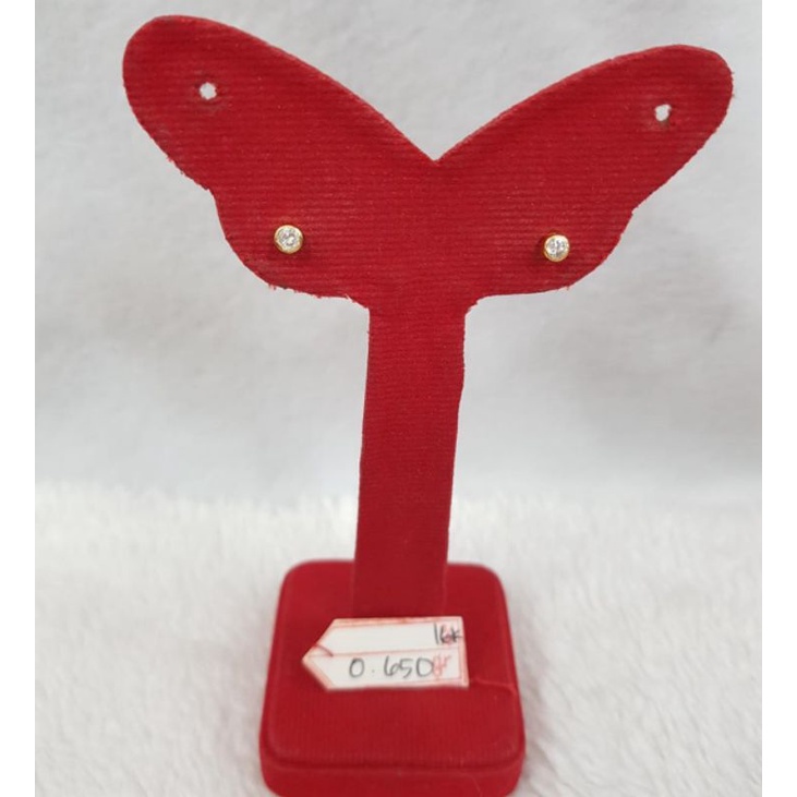 Jual Jr500D311D anting loop anak model tauge permata putih collection ...