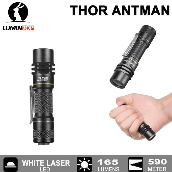 Jual Lumintop Thor Antman Flashlight Senter Lep 165 Lumens 590 Meter ...