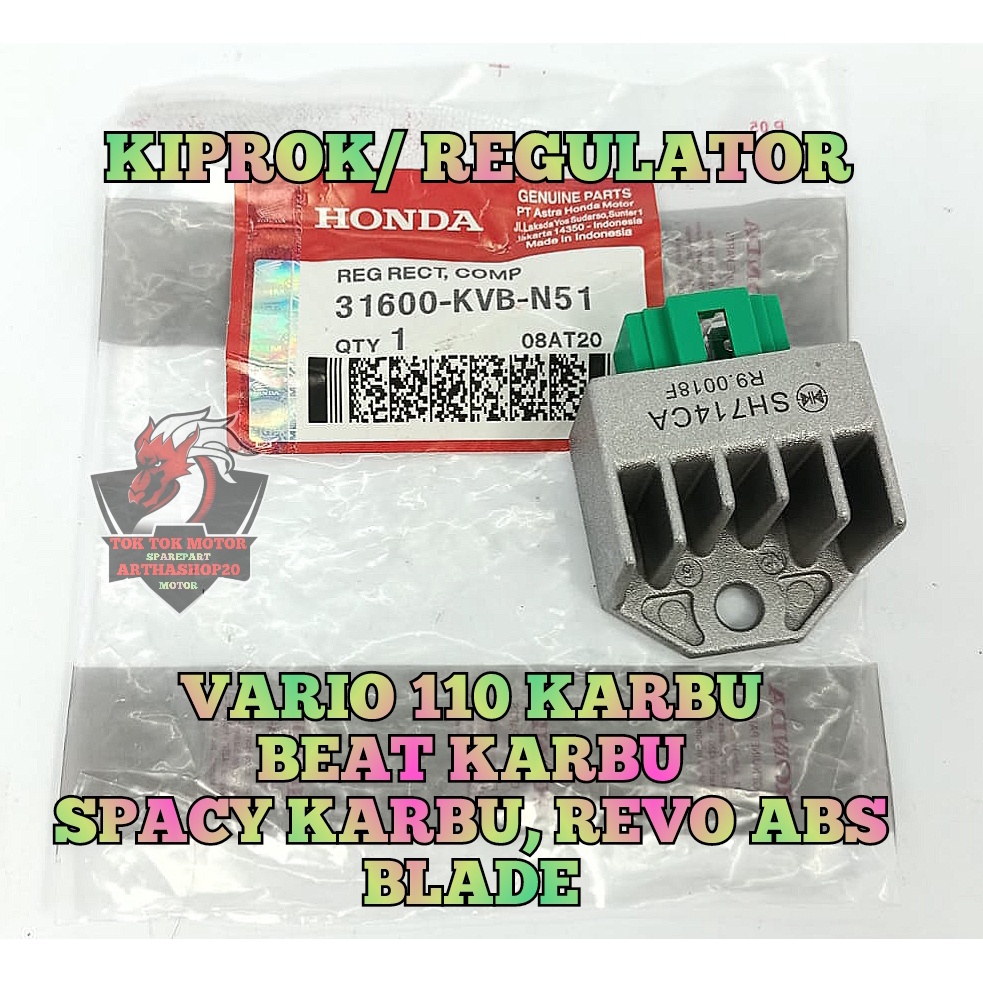 Jual Kiprok Asli Original Motor Honda KVB Vario 110 CW Karbu , Beat ...