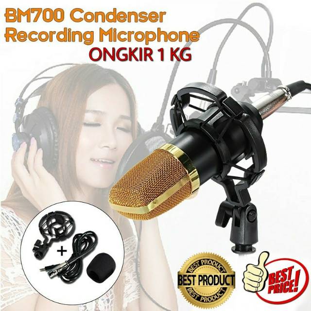 Jual MIC CONDENSER BM 700 | Shopee Indonesia