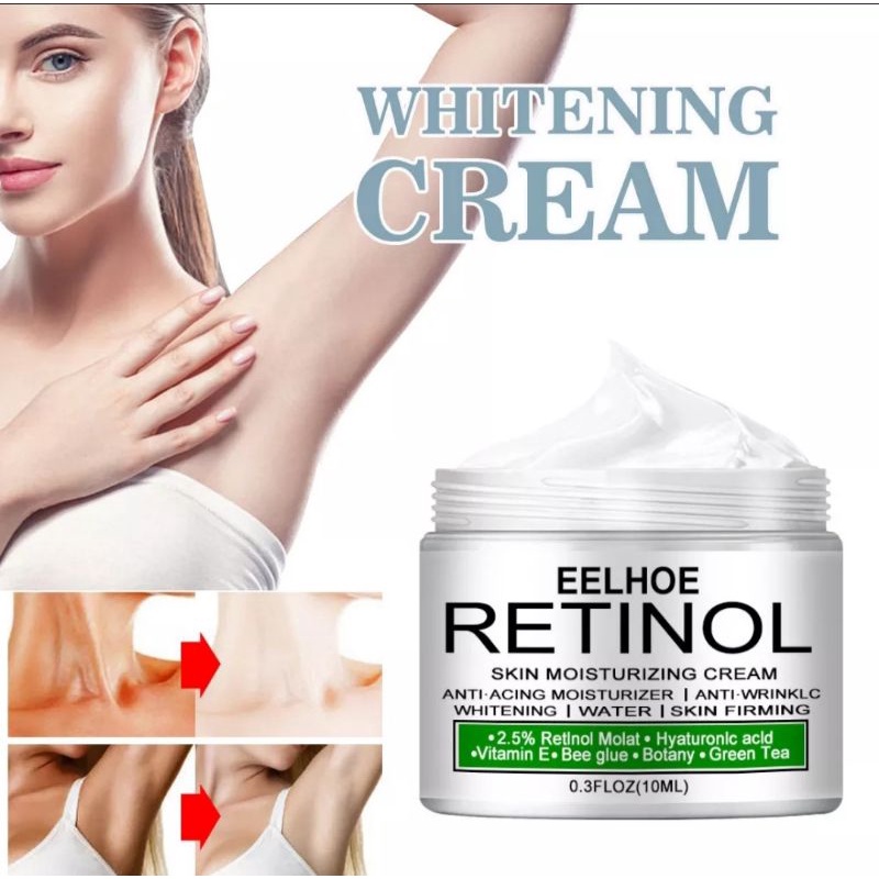 Jual EELHOE RETINOL Krim Pemutih Kulit Leher, Ketiak dan lipatan ...