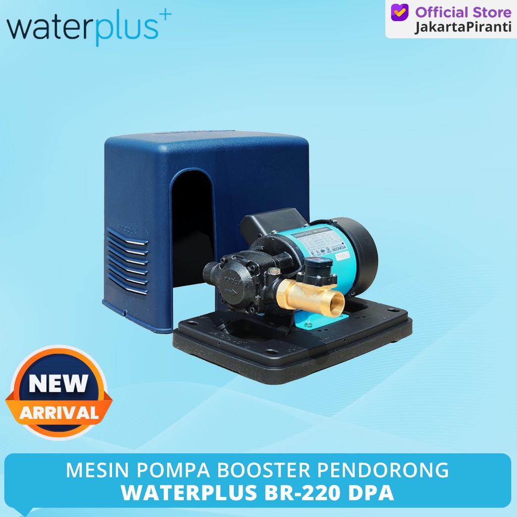 Jual Pompa Dorong / Booster Pump 125 Watt Waterplus - BR 220DPA BR-220 ...