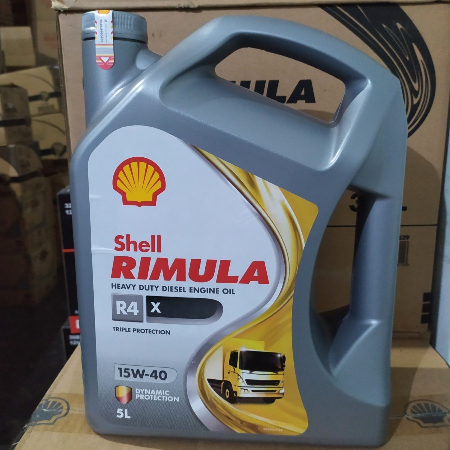 Jual Oli Shell Rimula R4 X Diesel SAE 15w-40 Galon 5 Liter | Shopee ...