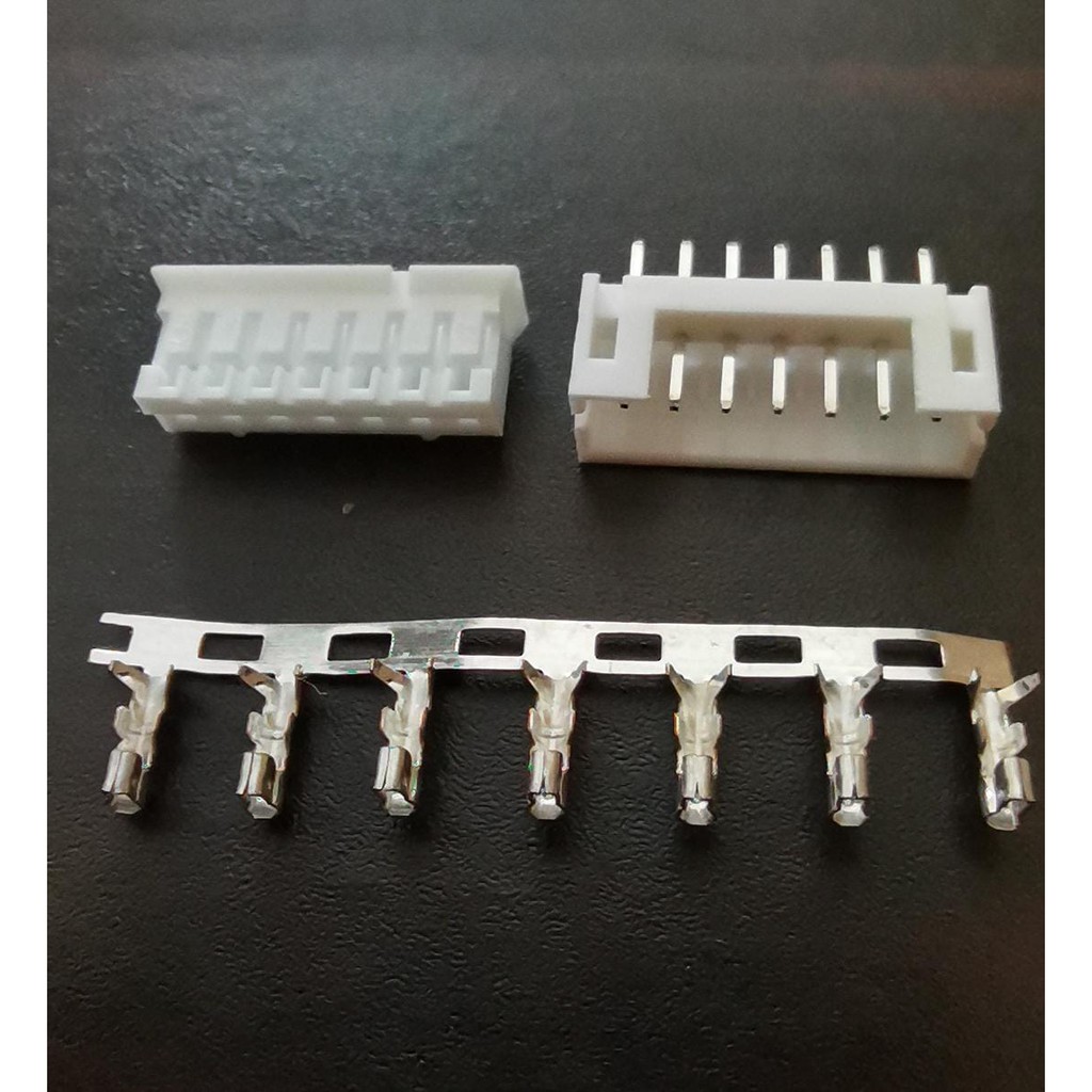 Jual 1pasang Konektor Conector connector mini JST PH2.0 7Pin 7 pin 2.0 ...