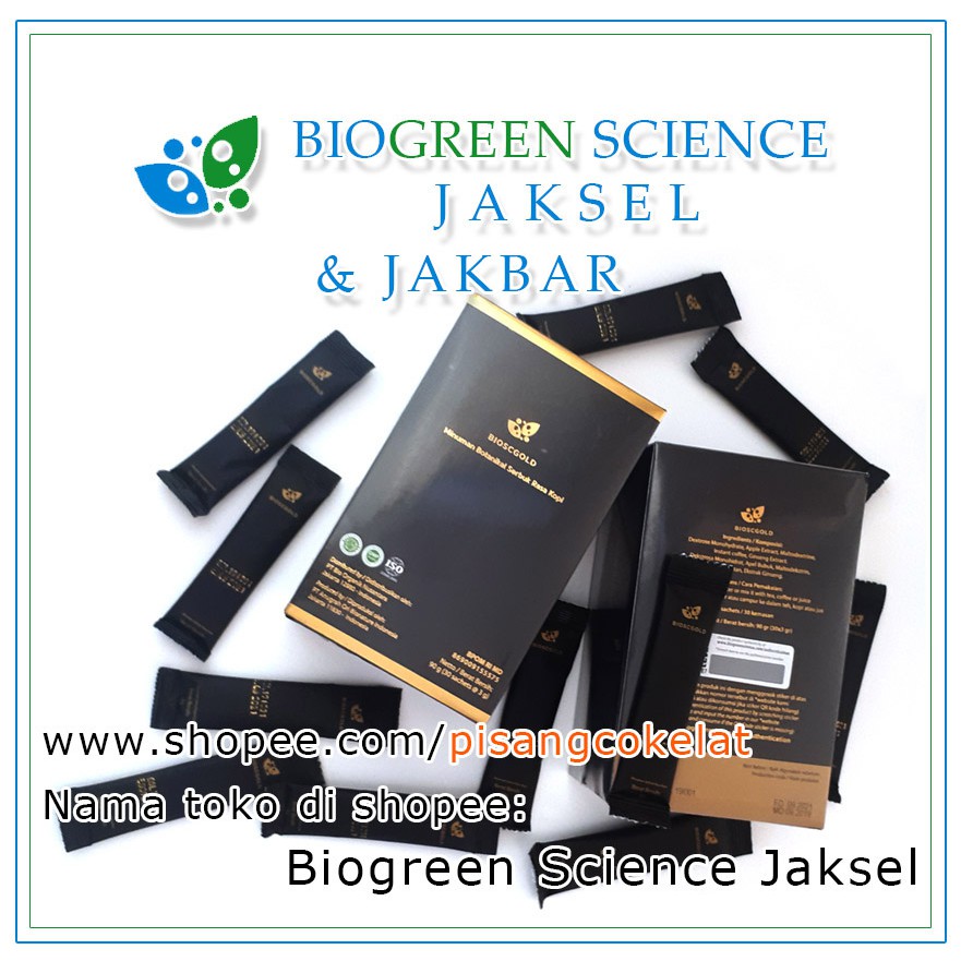 Jual ECER Biogreen BioGold Bio Sc Gold Asli Vitalitas Pria Stemcell ...