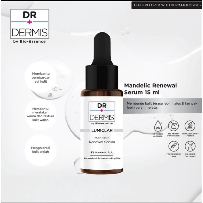Jual Dr. Dermis Lumiclar - Renewal Mandelic Acid 25ml - Serum Mandelic ...