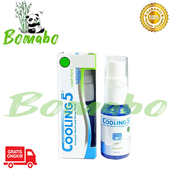 Jual COOLING 5 Mouth Spray Cool Mint 15ml / Obat Semprot Rongga Mulut ...