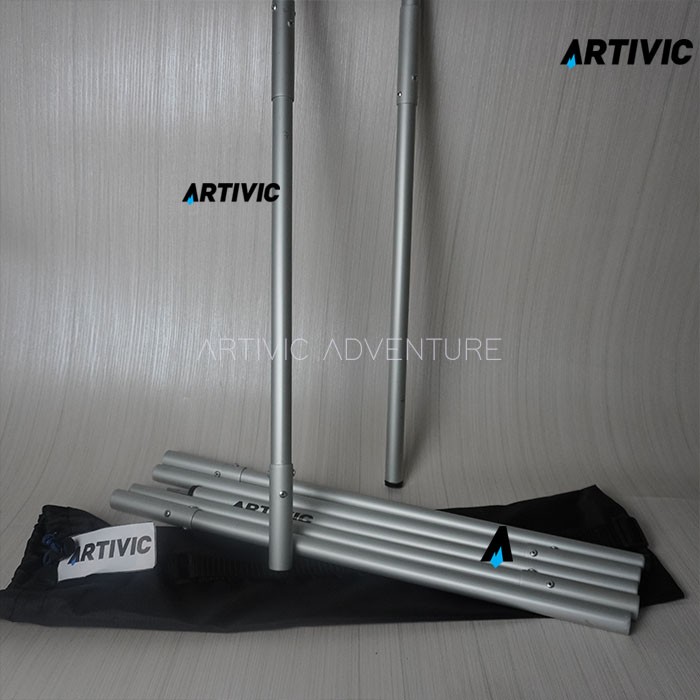 Jual Sepasang Tiang Flysheet 200cm Aluminium Alloy Pole Bivac ...