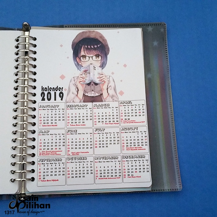 Jual Kalender 2025 tema Anime Binder Organizer (tahun bisa request ...