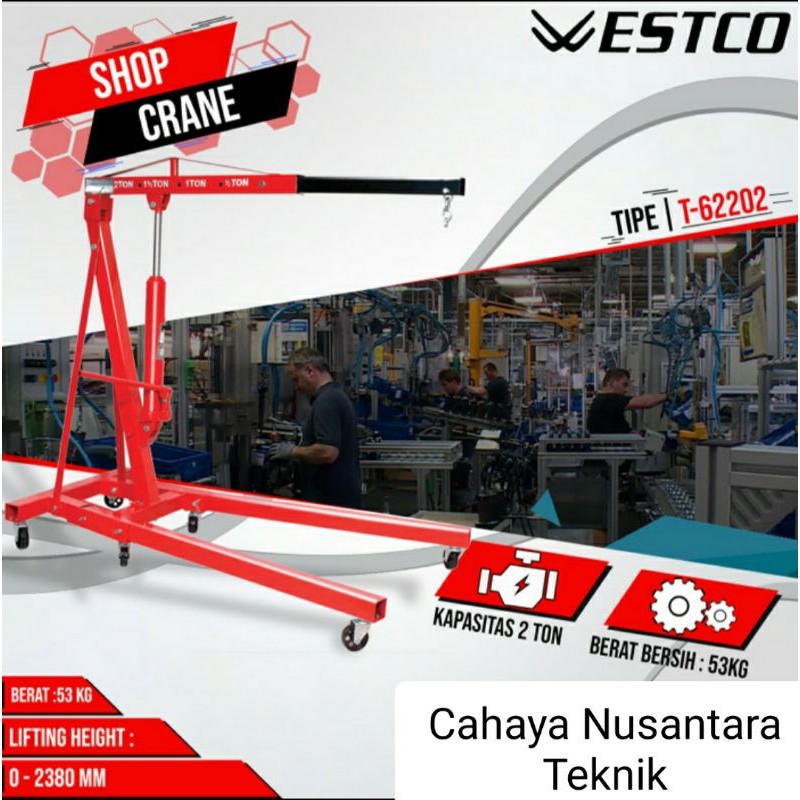 Jual Alat Angkat Mesin Kapasitas 2 Ton / Lifting Engine 2 Ton | Shopee ...