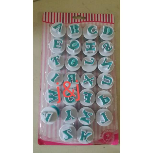 Jual CETAKAN ABJAD /CETAKAN HURUF / PLUNGER LETTER | Shopee Indonesia