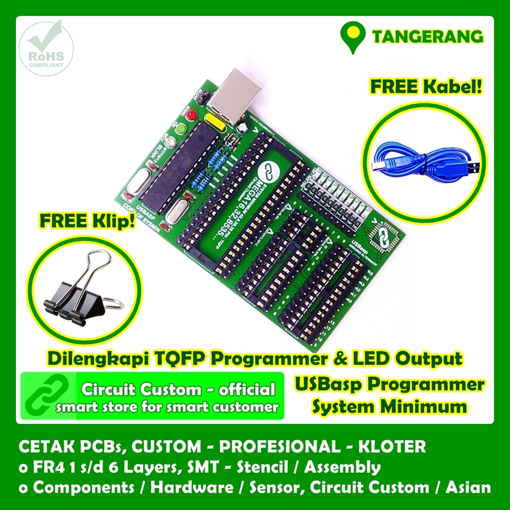 Jual USBasp Alat COPY IC Mikrokontroler - ALTERNATIF ARDUINO UNO R3 DIP SMD | Shopee Indonesia
