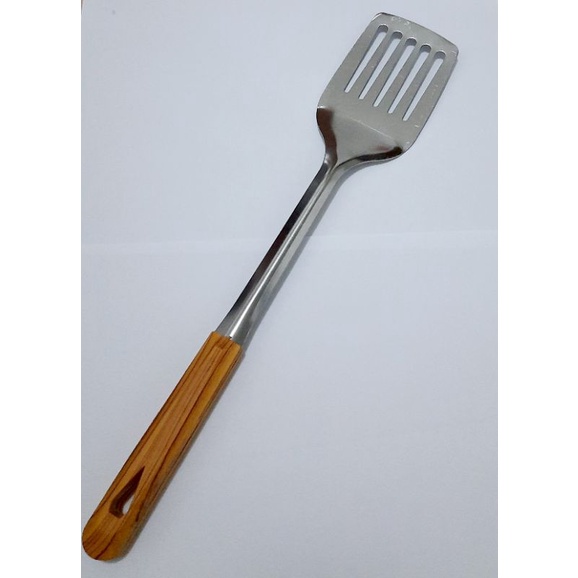 Jual spatula sotil sutil stainless kokoh gagang kayu | Shopee Indonesia