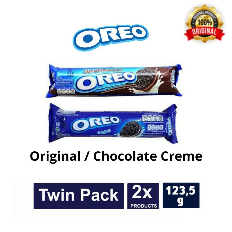 Jual 2 Pcs Oreo Biskuit 123.5 / 152 gram | Shopee Indonesia