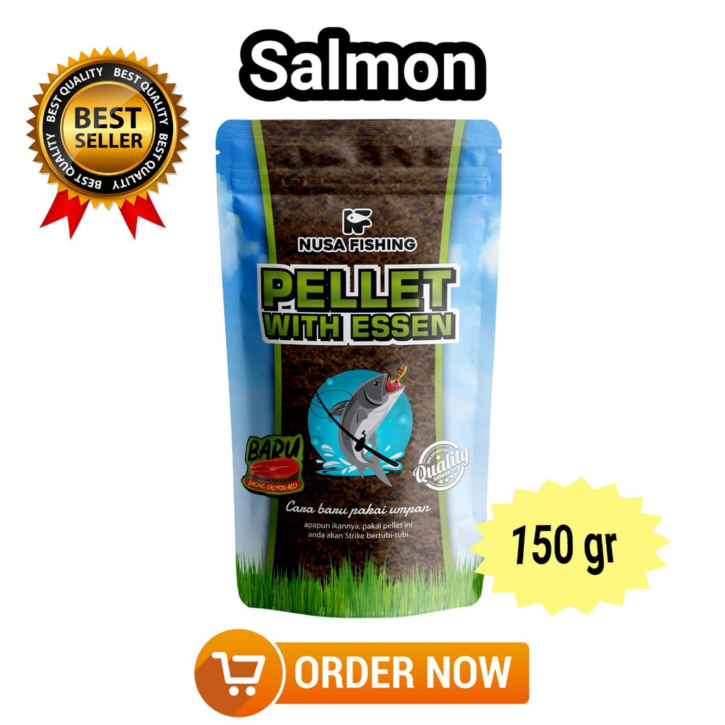 Jual UMPAN MANCING GALATAMA IKAN BAWAL MAS LELE PATIN INDUK TOTAL PELET WITH ESSEN AROMA SALMON ...