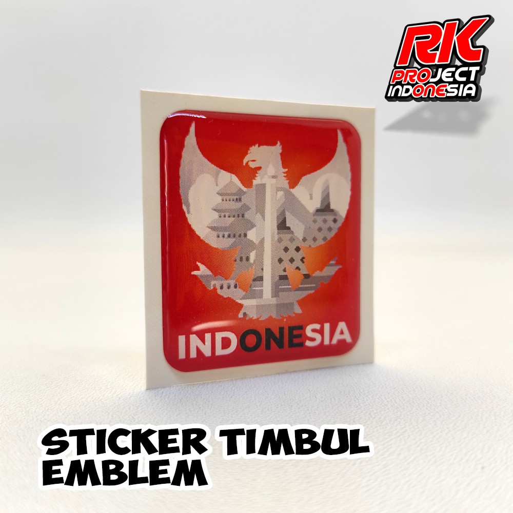 Jual INDONESIA GARUDA Sticker Timbul Emblem Resin Lentur | Shopee Indonesia