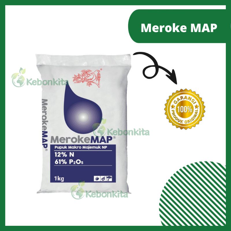 Jual Meroke MAP - Pupuk Mono Ammonium Phosphate Hidroponik Grade ...
