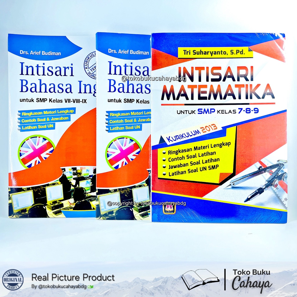 Jual INTISARI Materi Soal dan Pembahasan Matematika IPA IPS Bahasa ...