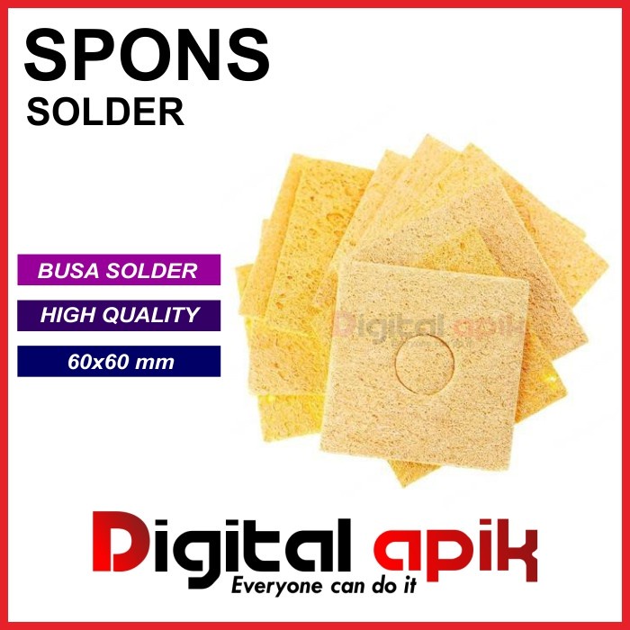 Jual Busa Pembersih Mata Solder Spons Sponge Spon Cleaner Soldering 6x6 ...