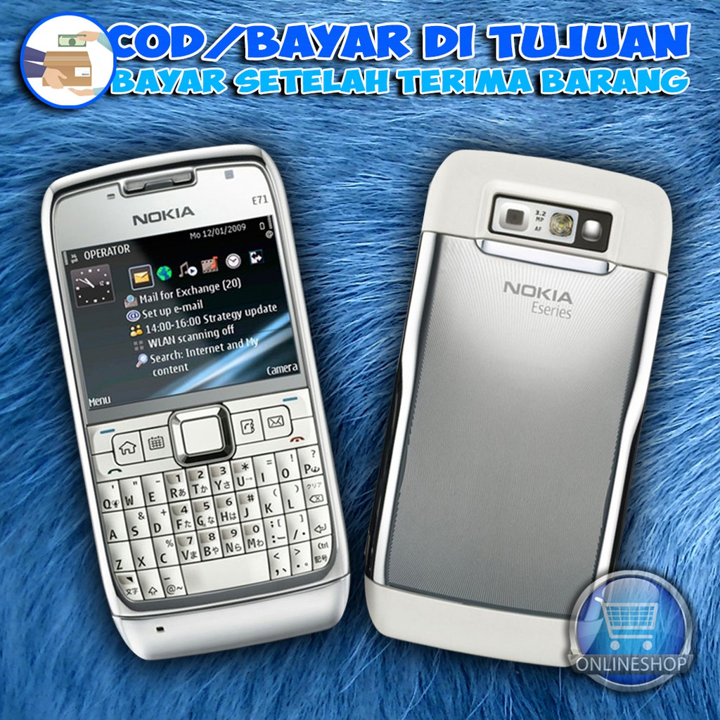 Jual Nokia E71 Single Sim Qwerty Jadul Bergaransi | Shopee Indonesia