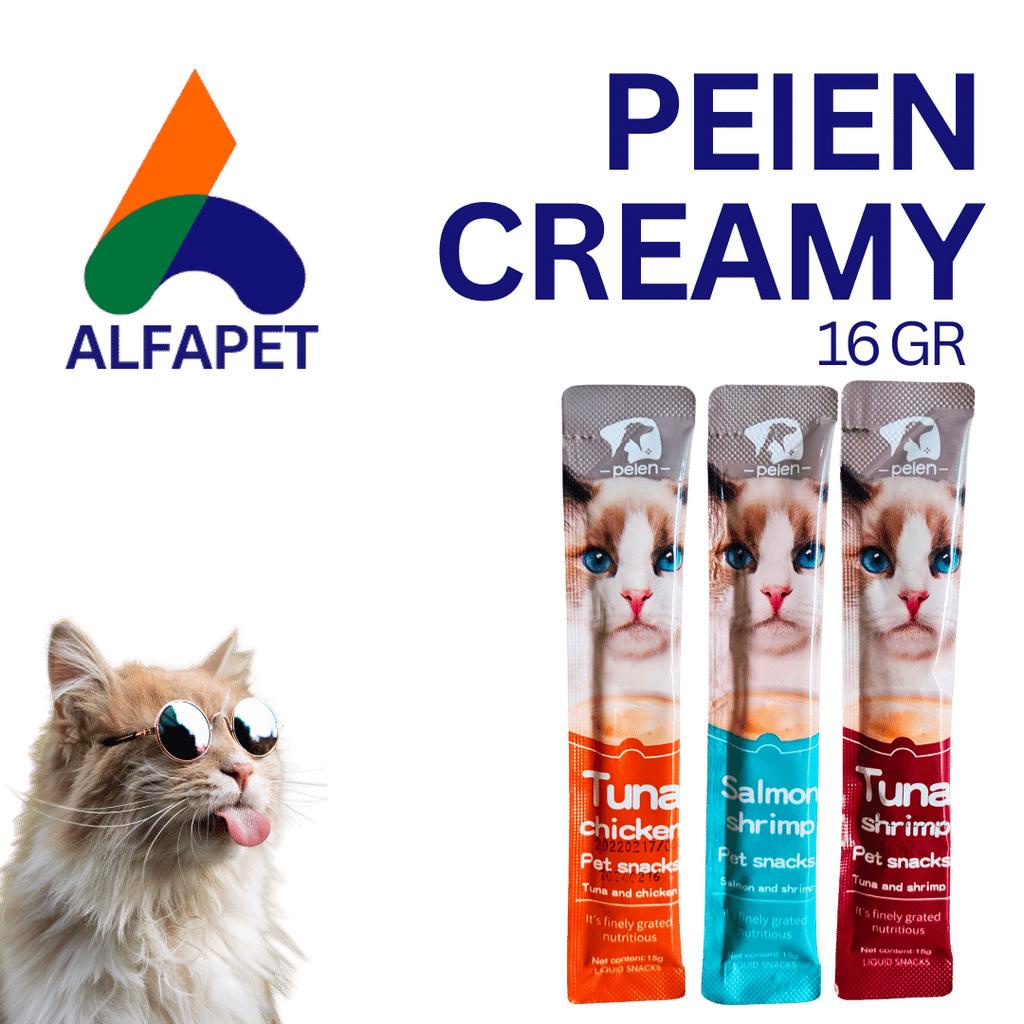 Jual Peien Creamy Cat Strips 15gr pelen snack kucing | Shopee Indonesia